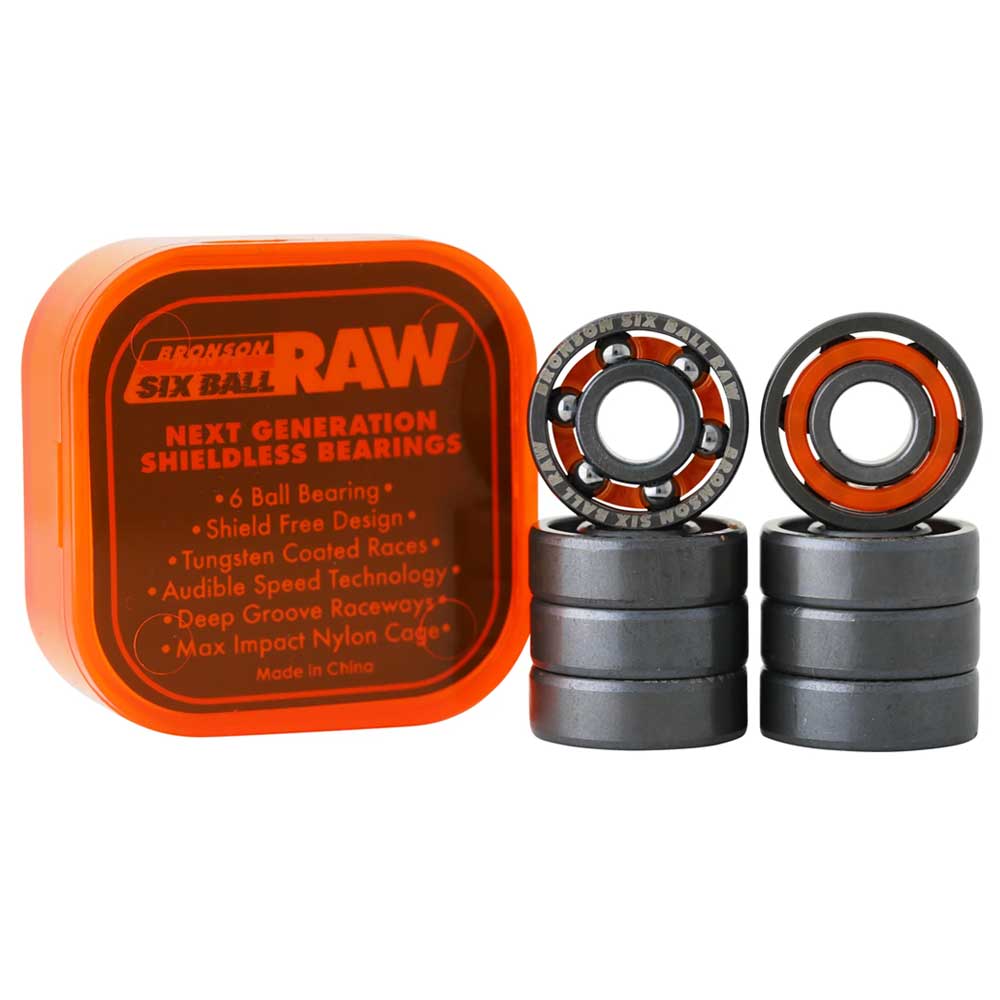 Bronson Speed Co. Skateboard Bearings 6 BALL RAW – Southside Skatepark ...