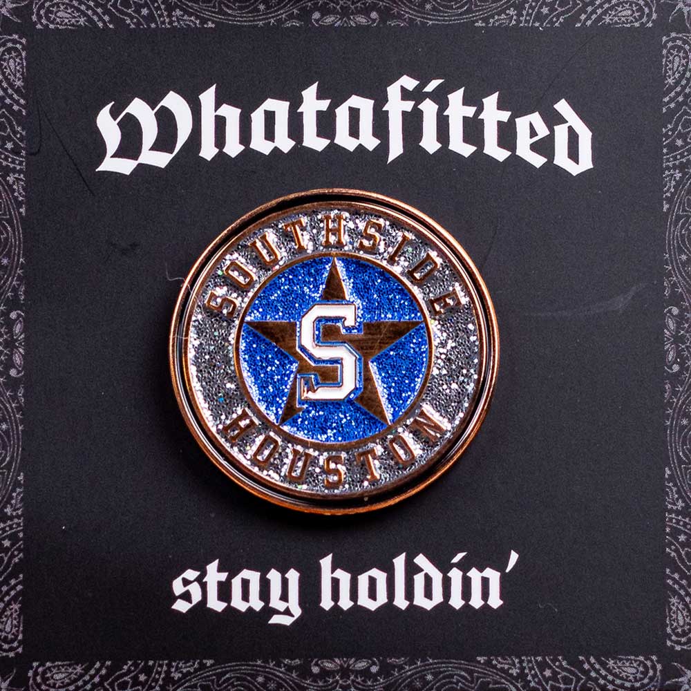 Bronze Blue Silver Sparkle Southside Star Icon Pin – Southside ...