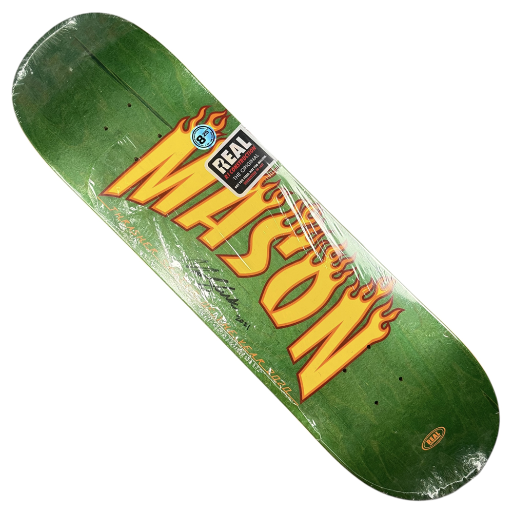 Mason Silva Real Deck 8.3x32 Circa 2021 Thrasher Skater of the Year Si ...